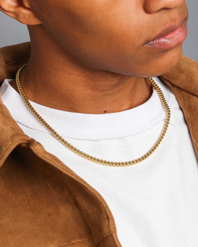 NXS 4mm Franco Chain Gold | Culture Kings US