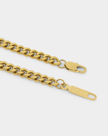 NXS 7mm Cuban Chain Gold | Culture Kings US