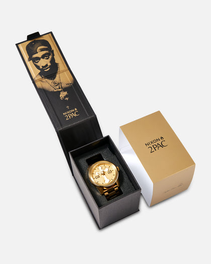 Nixon X 2PAC Corporal Watch Gold/Gold | Culture Kings US