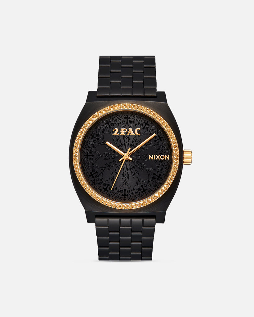 Nixon X 2PAC Time Teller Watch Black/Gold | Culture Kings US