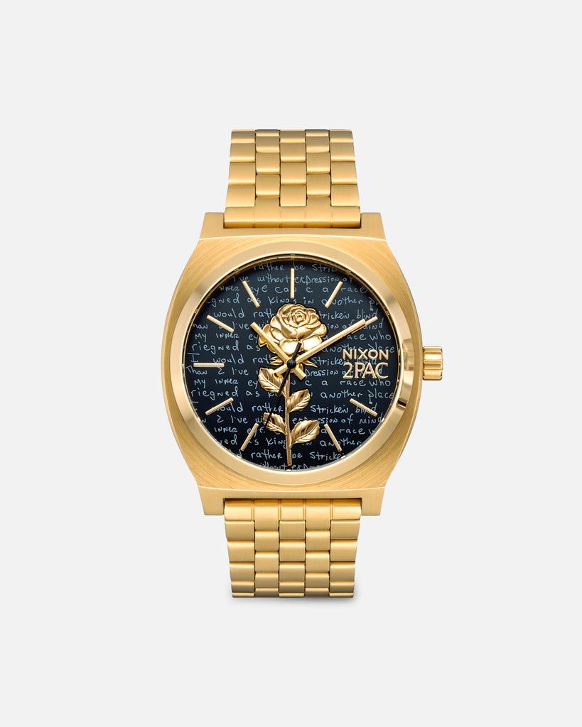 Nixon X 2PAC Time Teller Watch Gold/Black | Culture Kings US