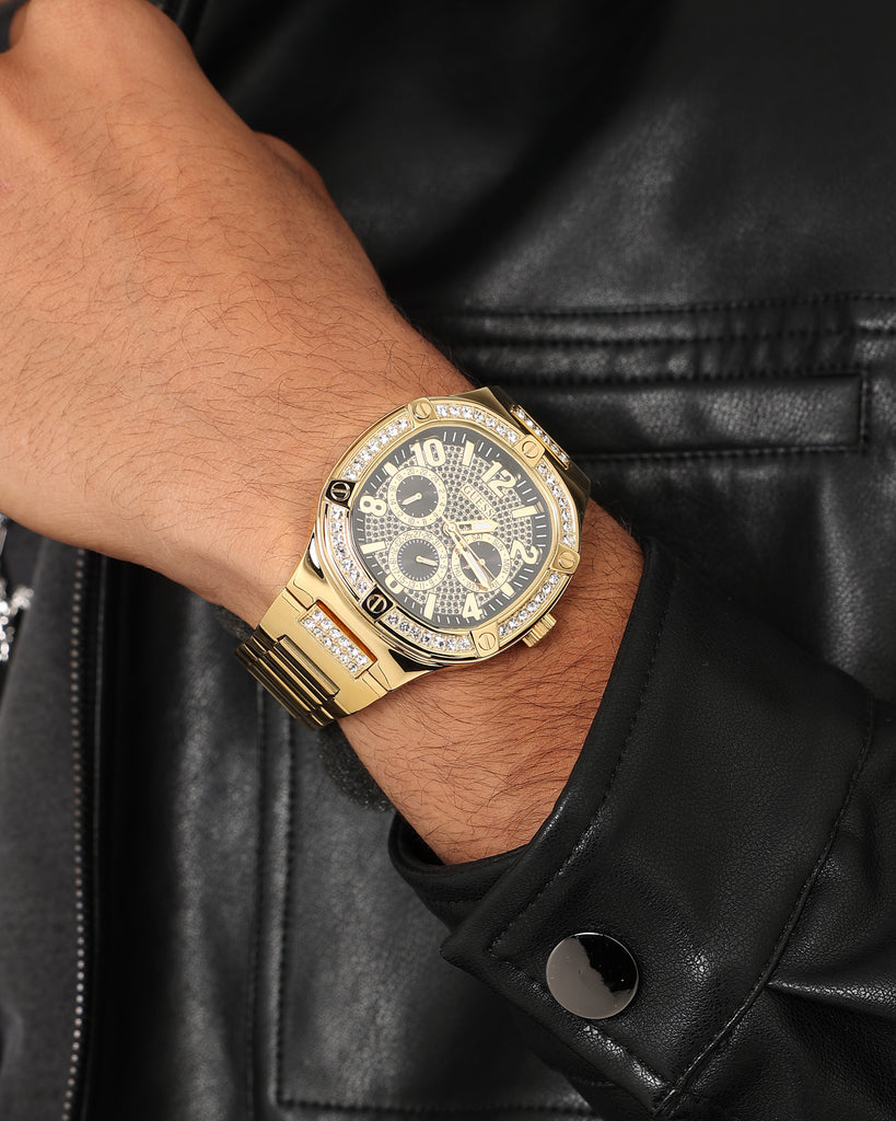 Guess Mainline Duke Watch Gold | Culture Kings US