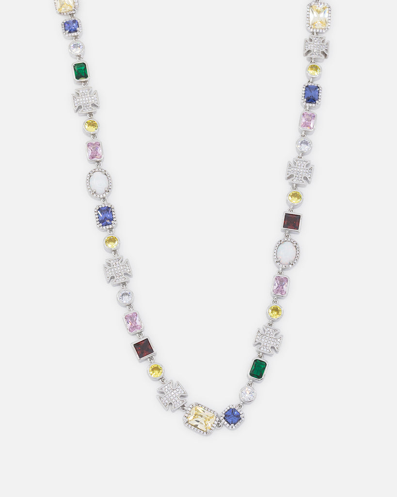 Saint Morta Iced Candy Chain Multi/Iced White Gold | Culture Kings US