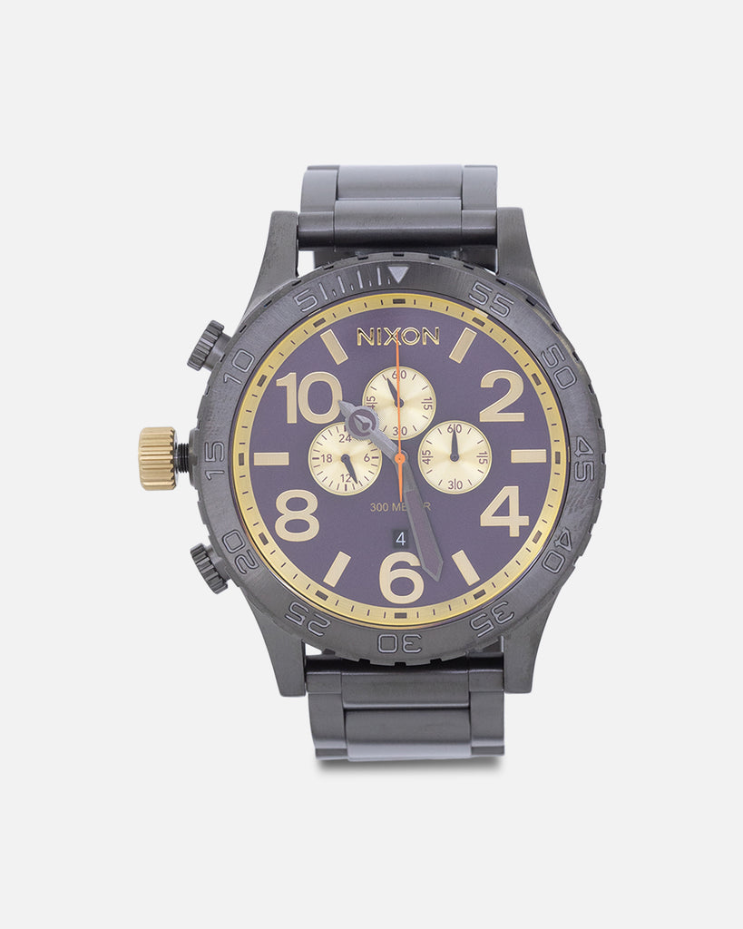 Nixon 51-30 Chrono Gunmetal/Blackberry | Culture Kings US