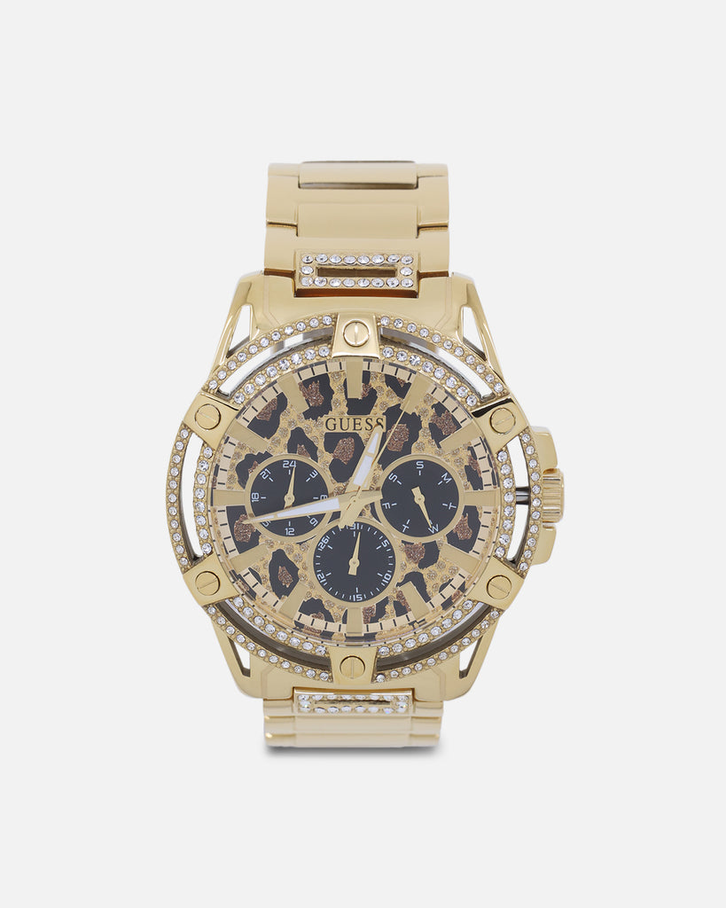 Guess Mainline King Crystal Leopard Bracelet '40th Anniversary' Watch ...