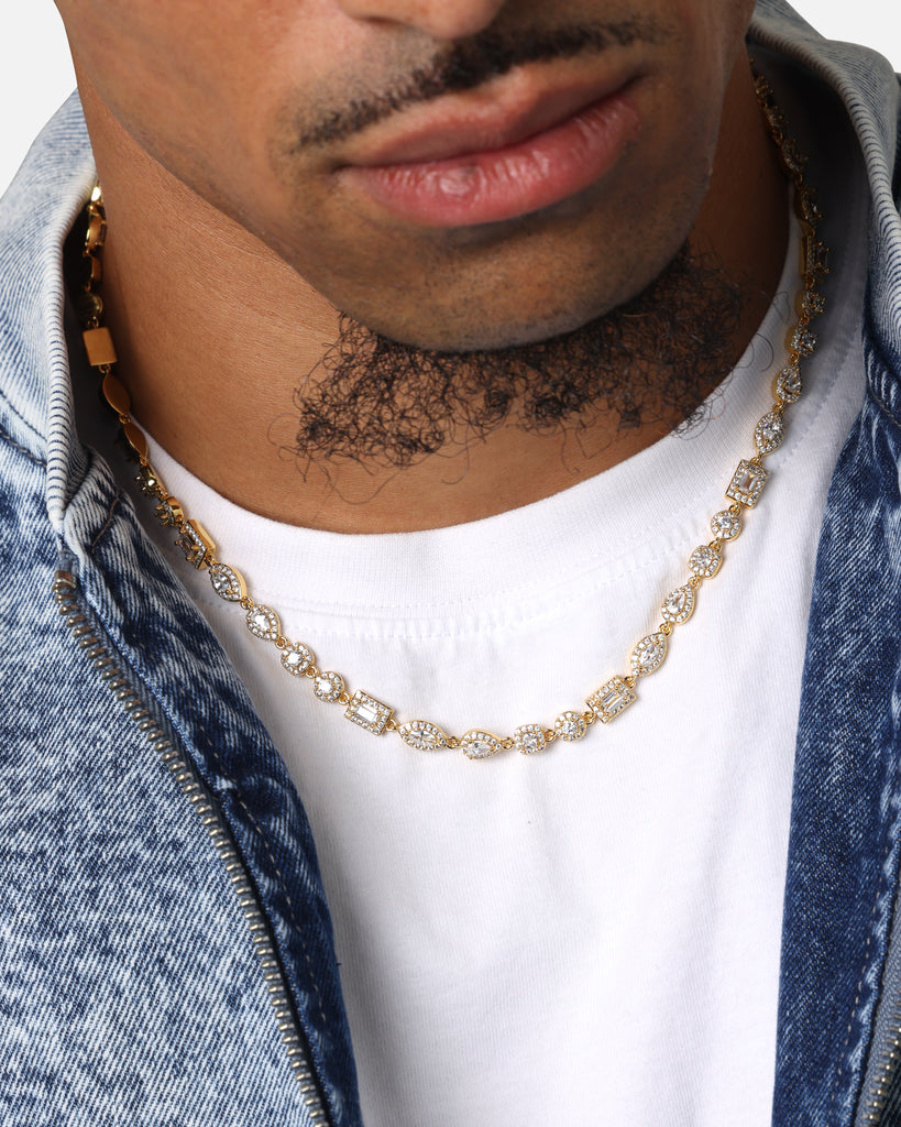 Saint Morta Iced Cluster Chain Iced Gold | Culture Kings US