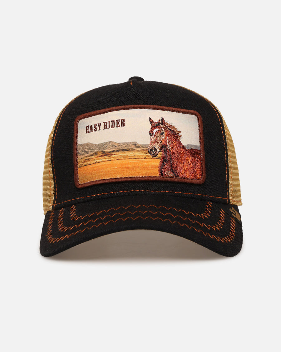 Goorin Bros Easy Rider Trucker Snapback Black | Culture Kings US