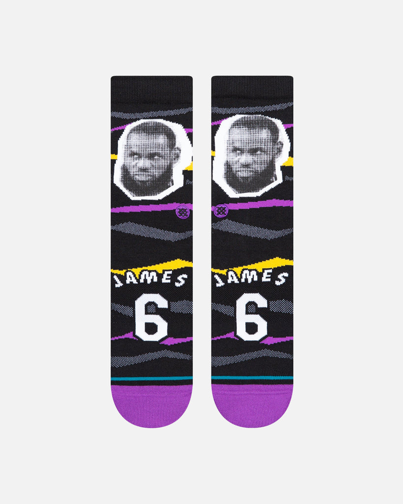 Stance Lebron James Faxed Lebron Socks Black | Culture Kings US