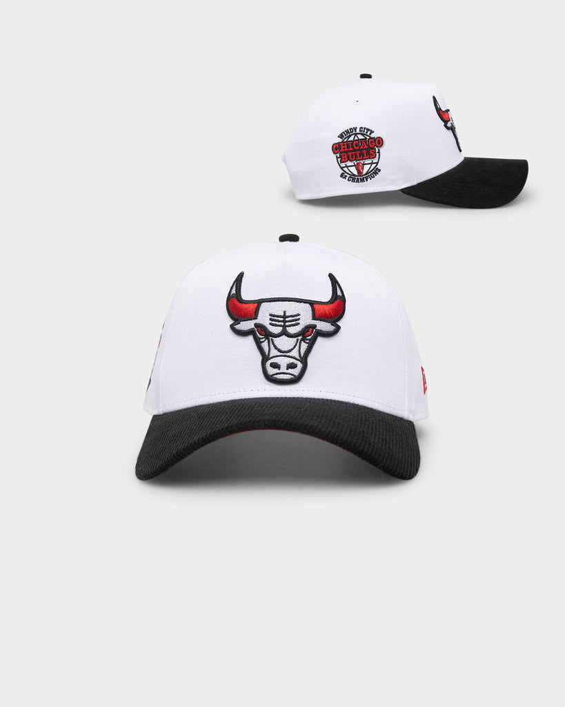 New Era Chicago Bulls 'Fire Red' 9FORTY A-Frame Snapback White/Black ...