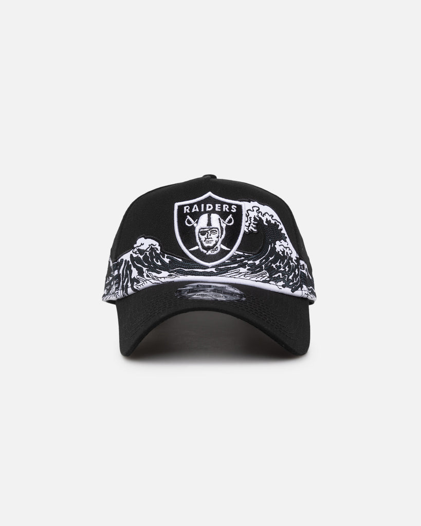 New Era Las Vegas Raiders "Wave" 9FORTY A-Frame Snapback Black/White ...