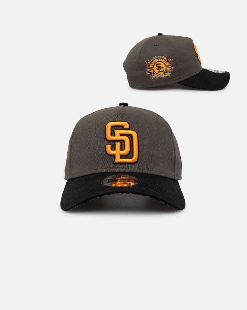 New Era San Diego Padres 'Legendary Charcoal' 9FORTY A-Frame Snapback ...