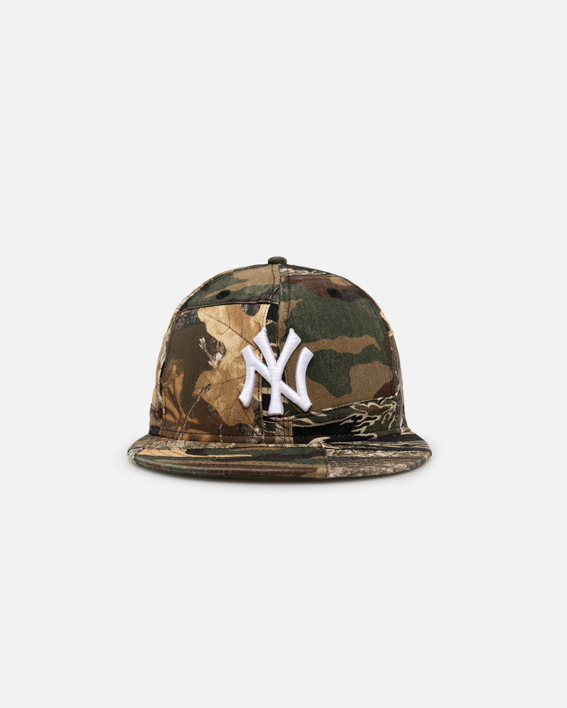 New Era New York Yankees 'Patchwork Camo' 59FIFTY Fitted Woodland Camo ...