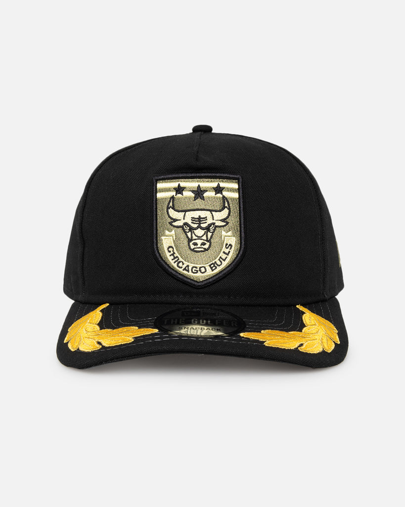 New Era Chicago Bulls 'Military Patch' Pre-Curved Golfer Snapback Blac ...