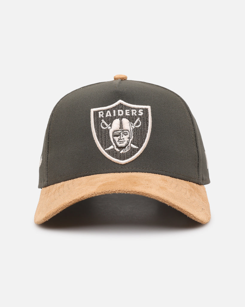 New Era Las Vegas Raiders 'Moss Canvas Wheat' 9FORTY A-Frame Snapback ...