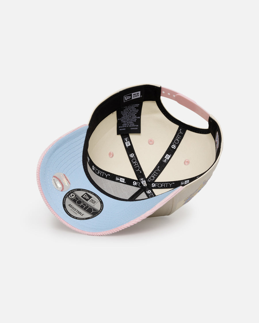 New Era New York Yankees 'Easter Corduroy' 9FORTY A-Frame Snapback Whi ...