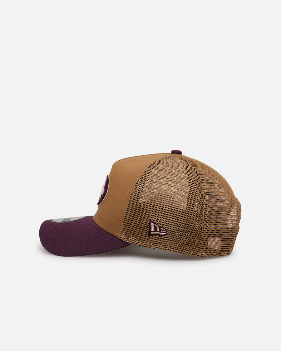 New Era San Francisco 49ers 'Rustic Rose' 9FORTY A-Frame Trucker Snapb ...
