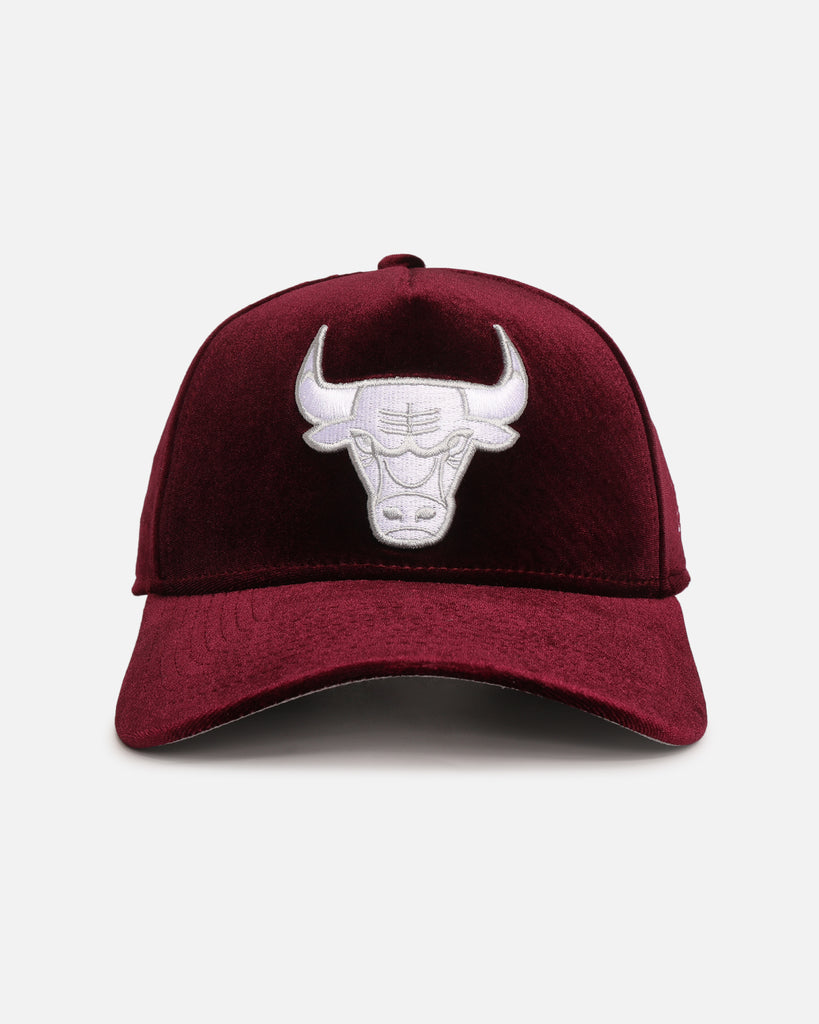 New Era Chicago Bulls 'Velvet Dreams' 9FORTY A-Frame Snapback Maroon/G ...