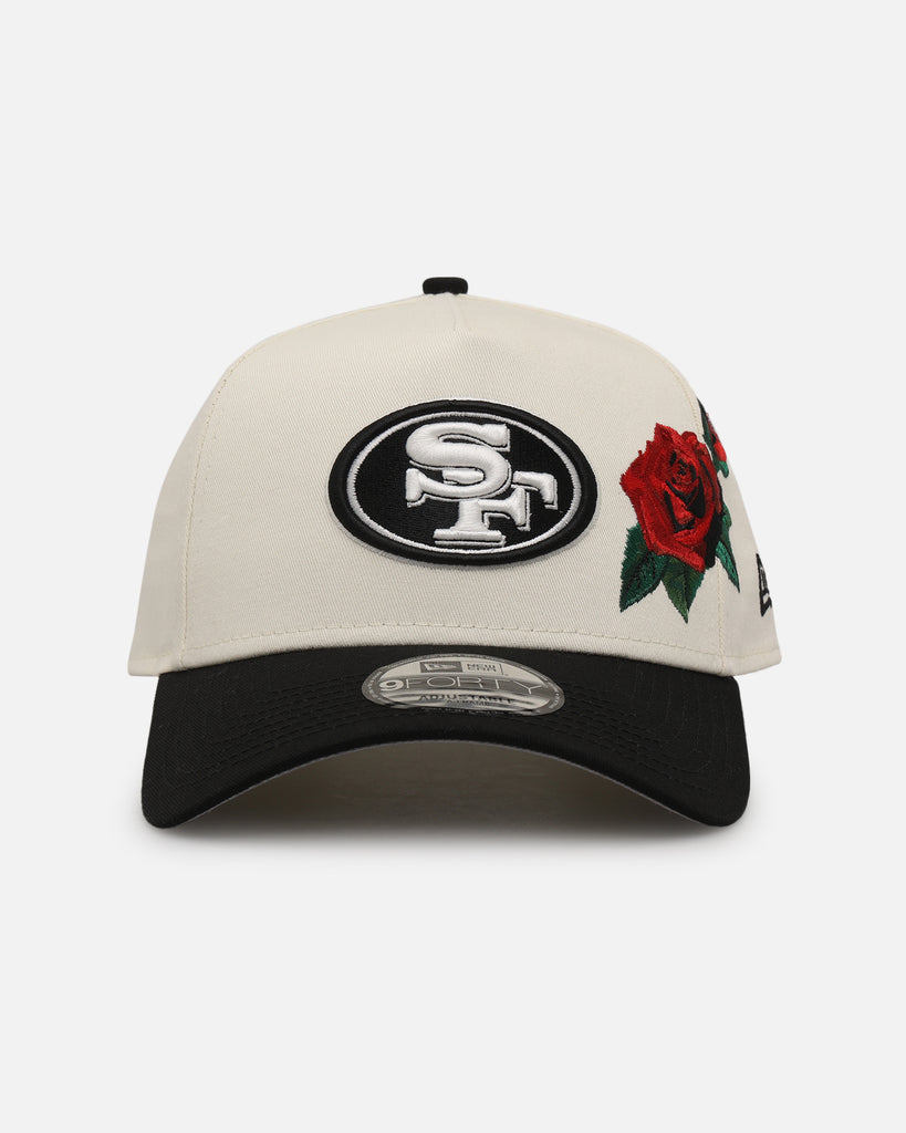 New Era San Francisco 49ers 'Chrome Black Roses' 9FORTY A-Frame Snapba ...