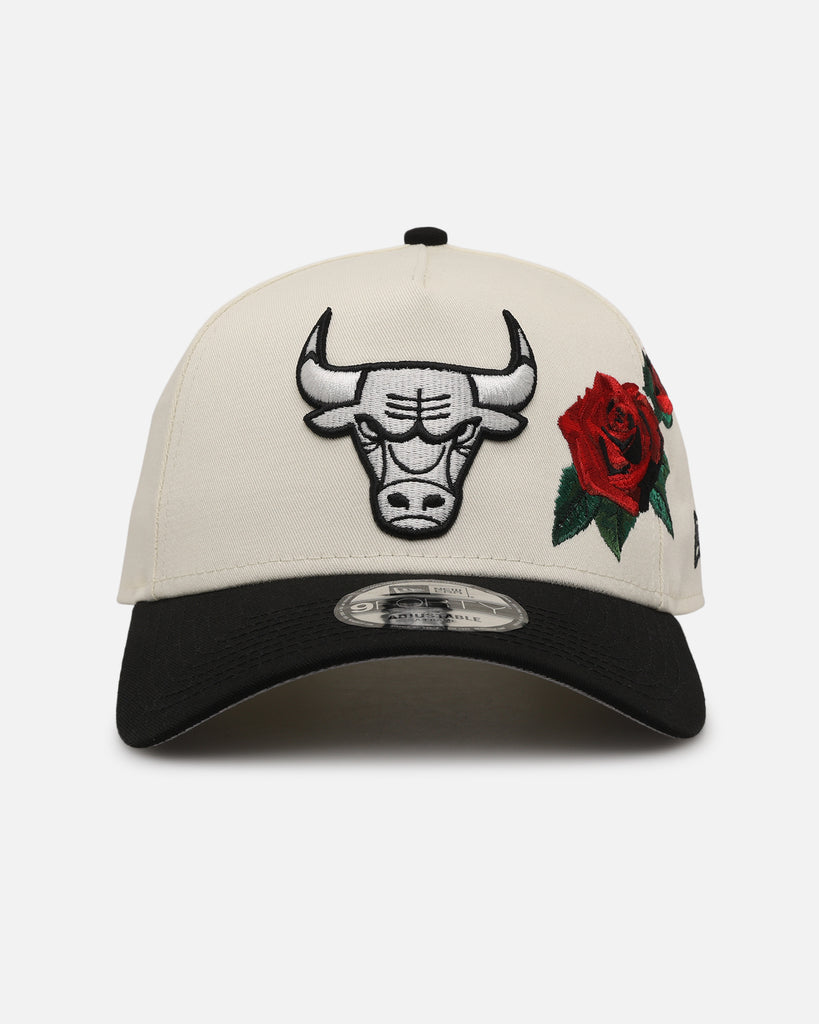 New Era Chicago Bulls 'Chrome Black Roses' 9FORTY A-Frame Snapback Chr ...