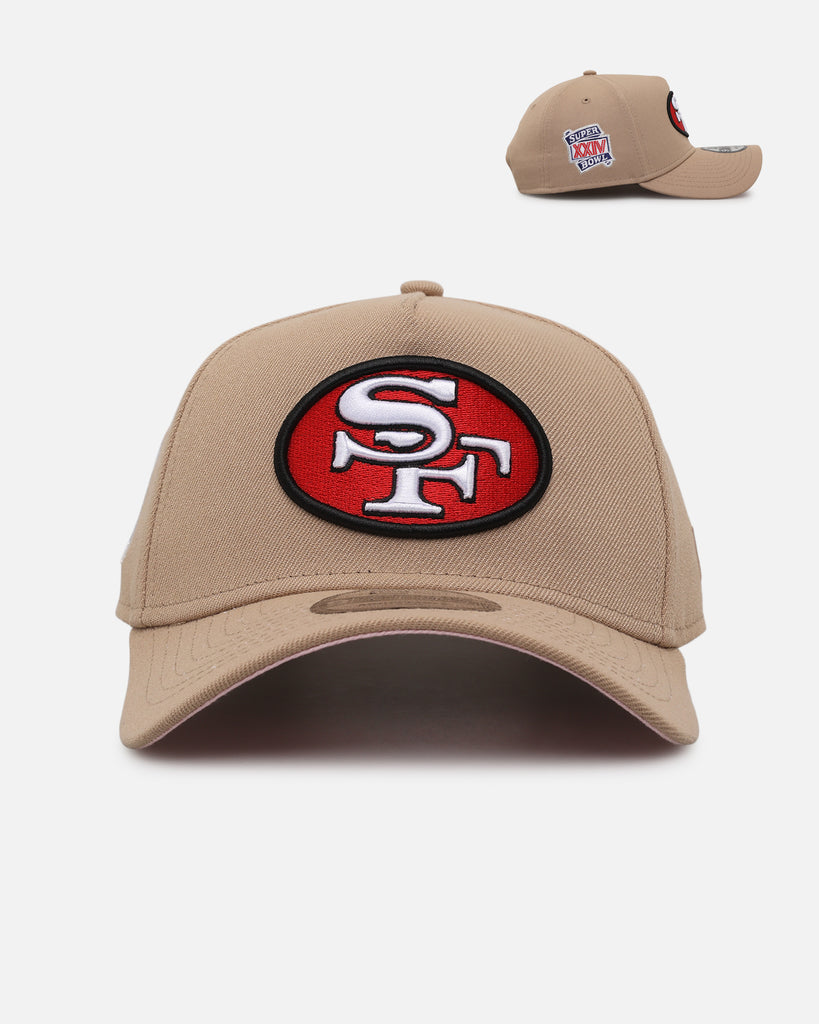 New Era San Francisco 49ers 'Tan Pink' 9FORTY A-Frame Snapback Tan ...
