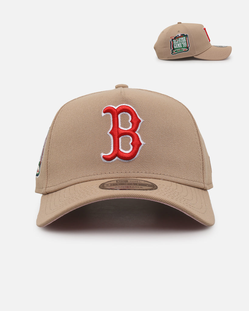New Era Boston Red Sox 'Tan Pink' 9FORTY A-Frame Snapback Tan | Culture ...