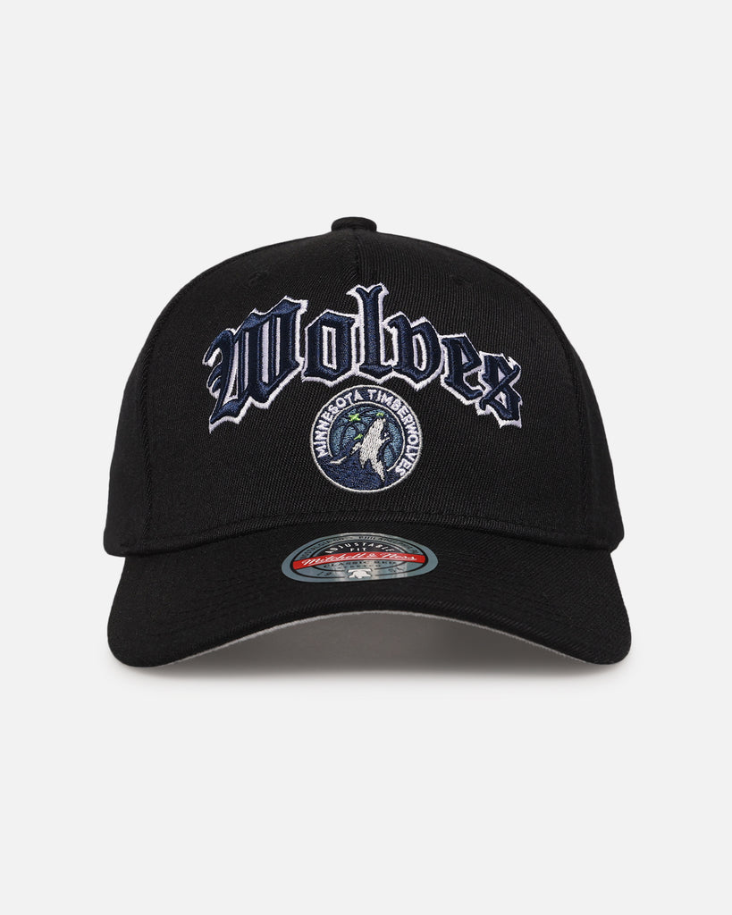 Mitchell & Ness Minnesota Timberwolves 'Old English Classic' MVP Snapb ...