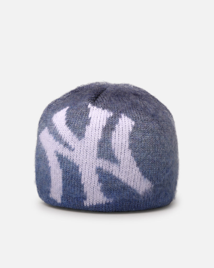 New Era New York Yankees Knitted Skully Beanie Open Blue | Culture Kings US