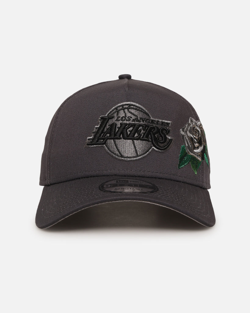 New Era Los Angeles Lakers 'Gray Tonal Roses' 9FORTY A-Frame Snapback ...