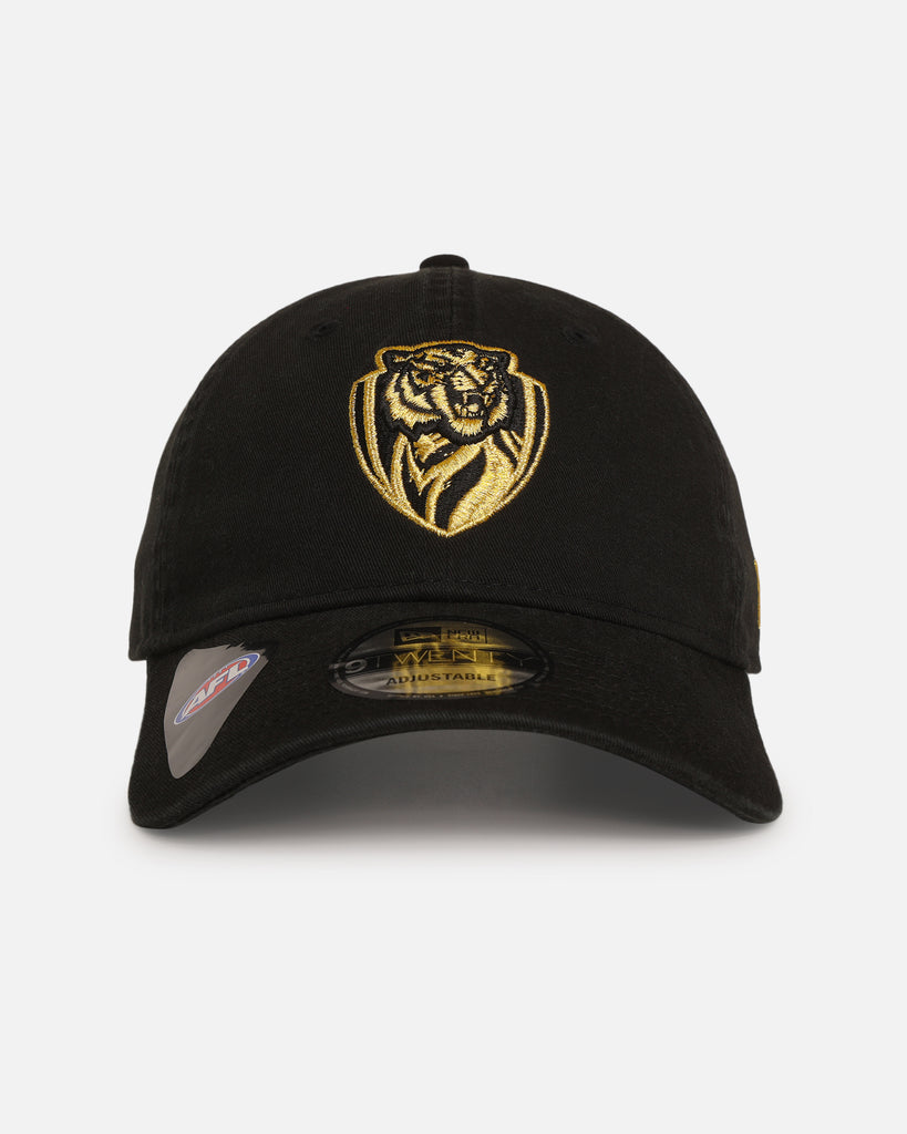 New Era Richmond Tigers 'AFL Black & Gold' 9TWENTY Strapback Black/Gol ...