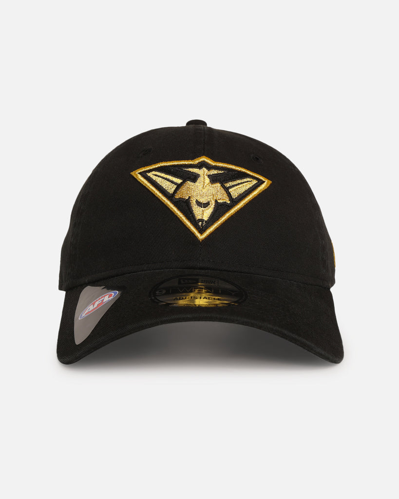 New Era Essendon Bombers 'AFL Black & Gold' 9TWENTY Strapback Black/Go ...
