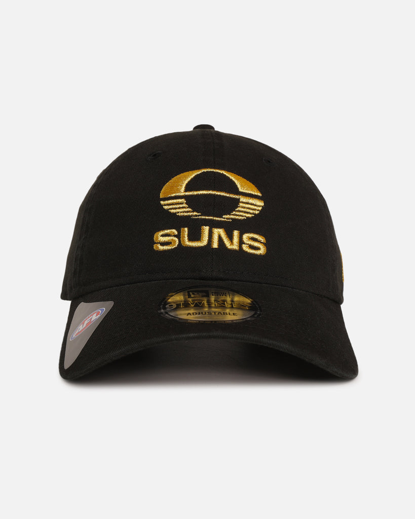 New Era Gold Coast Suns 'AFL Black & Gold' 9TWENTY Strapback Black/Gol ...