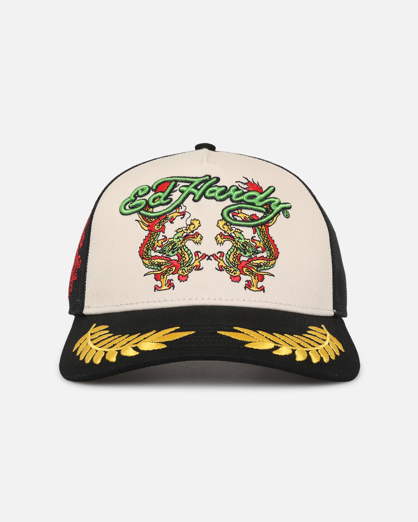 Ed Hardy Trucker Snapback Black/White | Culture Kings US