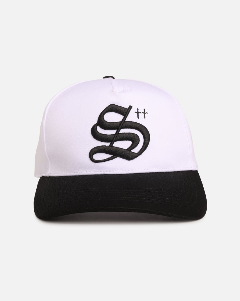 Saint Morta Shadow Mark 2-Tone Snapback White/Black | Culture Kings US