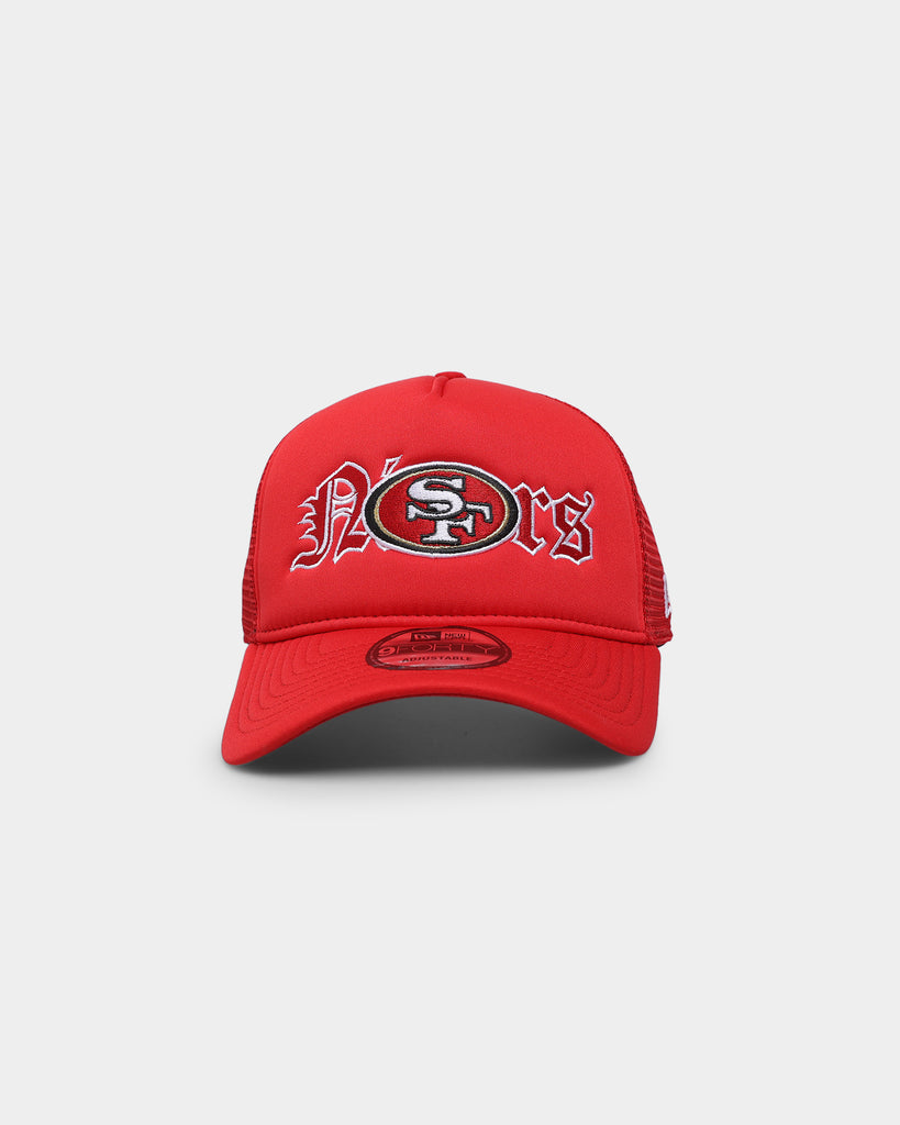 New Era San Francisco 49ers 'Gothic Script' Foam Front 9FORTY A-Frame ...