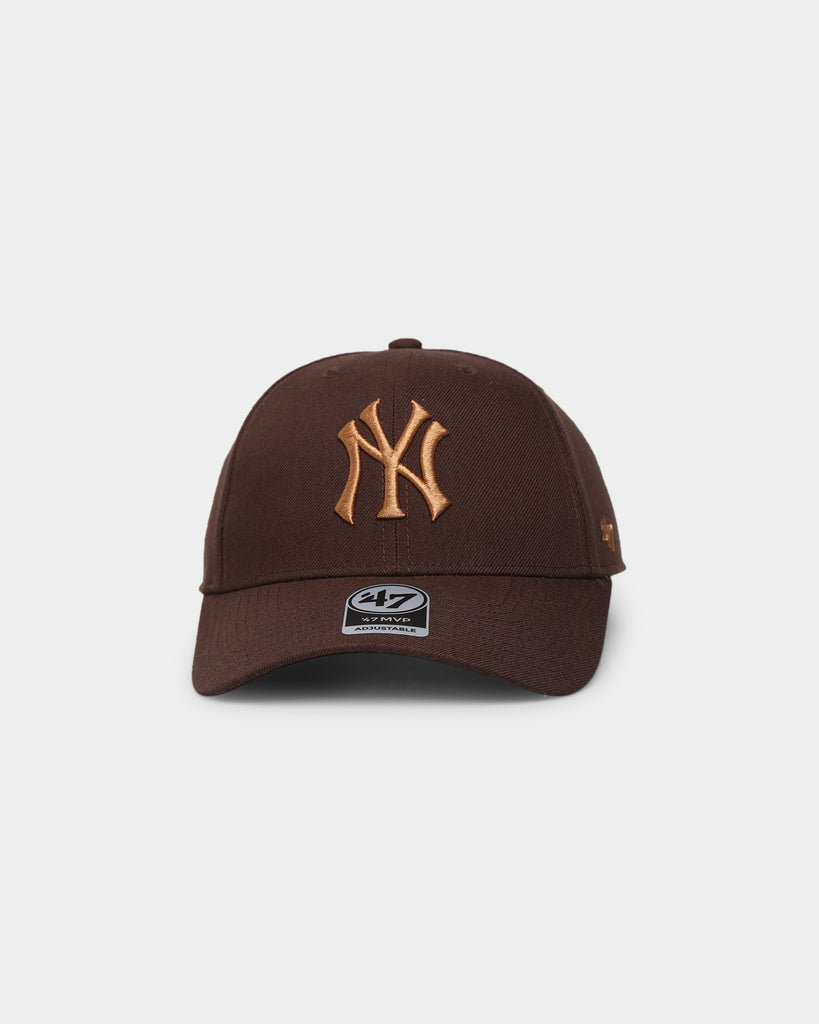 47 Brand New York Yankees MVP Snapback Brown | Culture Kings US