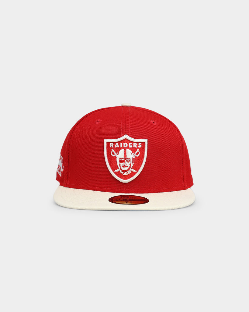 New Era Oakland Raiders 'Cherry Chrome Ice' 59FIFTY Fitted Red/White/B ...