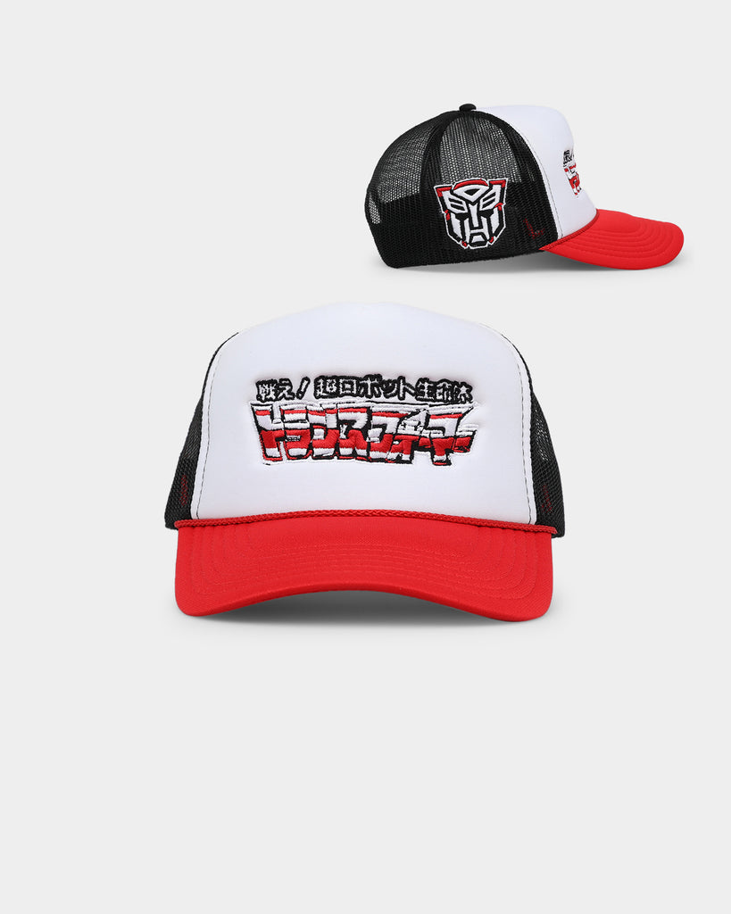 Goat Crew X Transformers Autobots Trucker Snapback White/Red | Culture ...