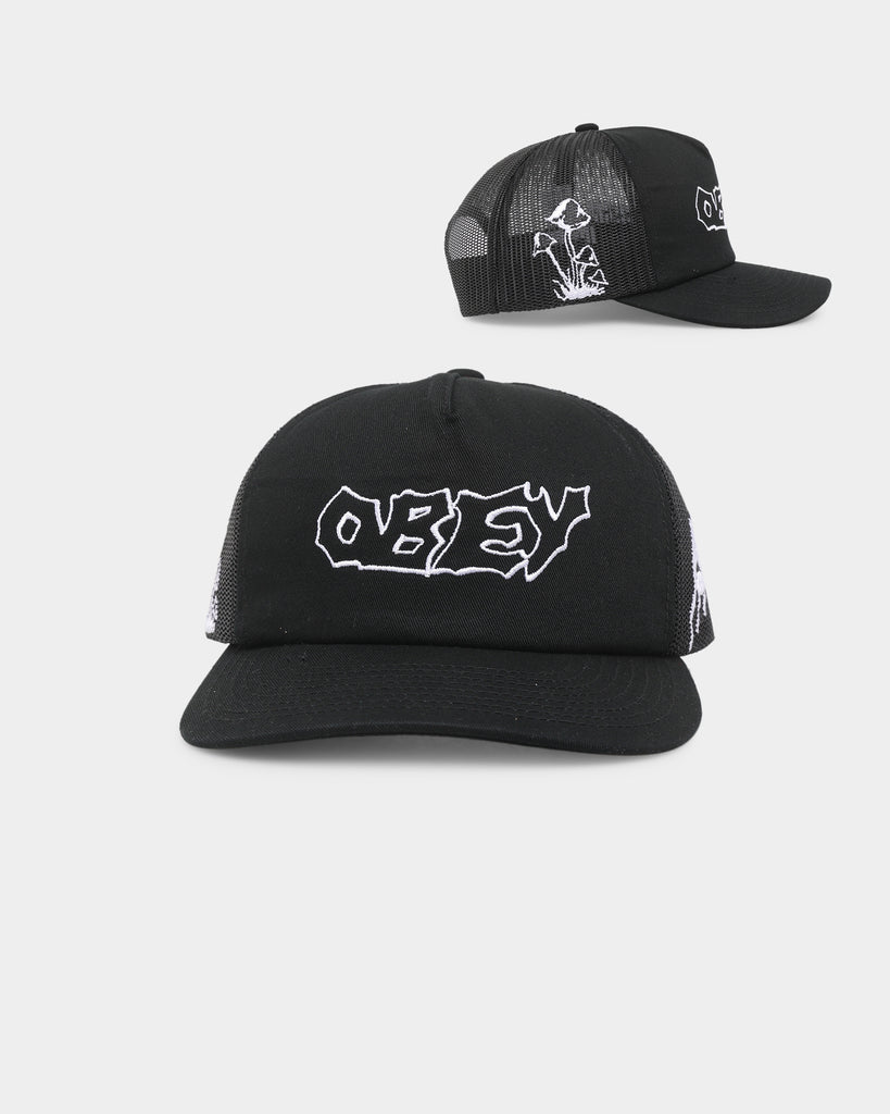 OBEY Disobey Trucker Snapback Black | Culture Kings US