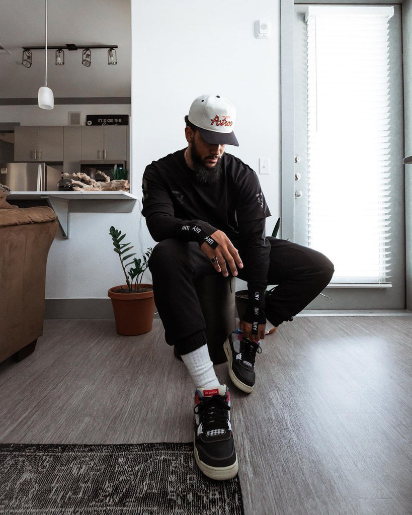 The Anti Order Hyphen ATD Long Sleeve T-Shirt Black/Black | Culture ...