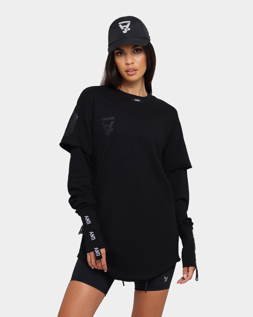 The Anti Order Hyphen ATD Long Sleeve T-Shirt Black/Black | Culture ...