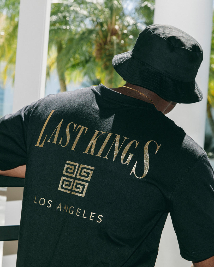 Last Kings LA Logo Short Sleeve T-Shirt Black | Culture Kings US