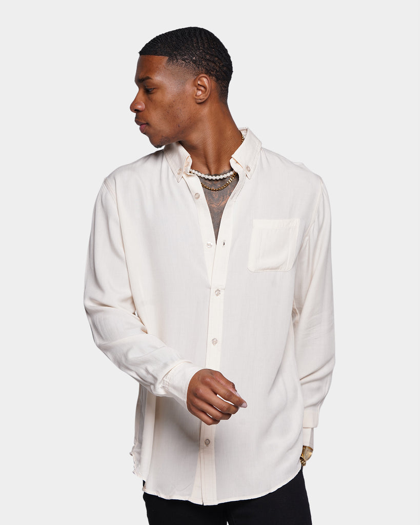 XXIII Crete Long Sleeve Button Up Shirt Stone | Culture Kings US