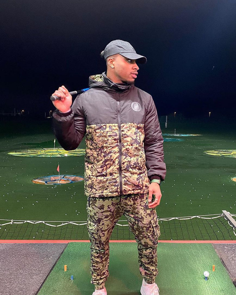 Last Kings Pharaoh Panel Jacket Camo/Black | Culture Kings US