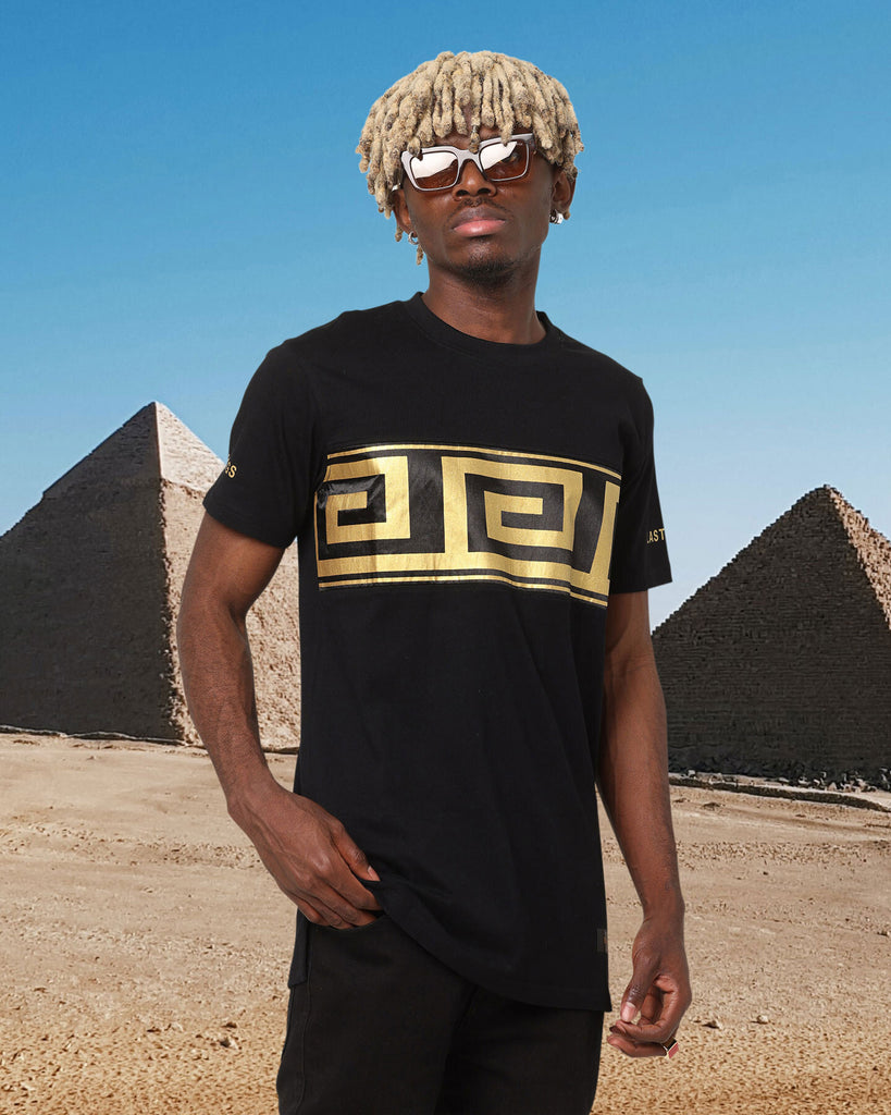 Last Kings Ancient Panel T-Shirt Black | Culture Kings US