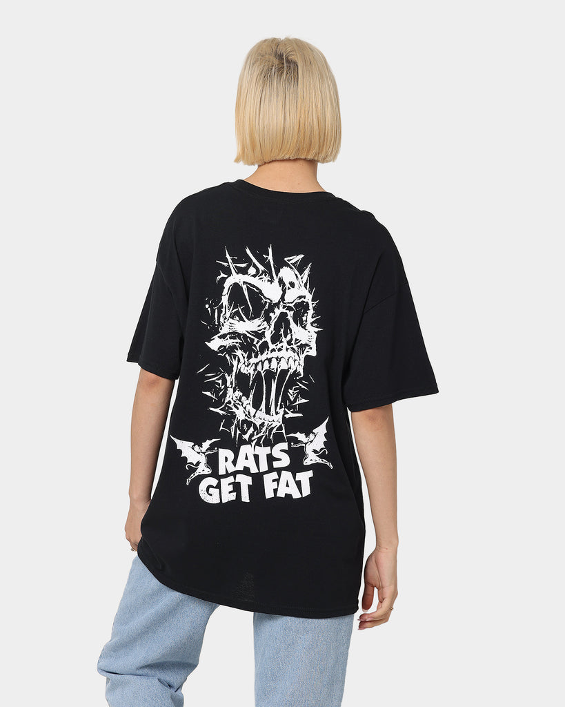 Rats Get Fat Bloody Rats Oversized Vintage T-Shirt Black | Culture Kings US