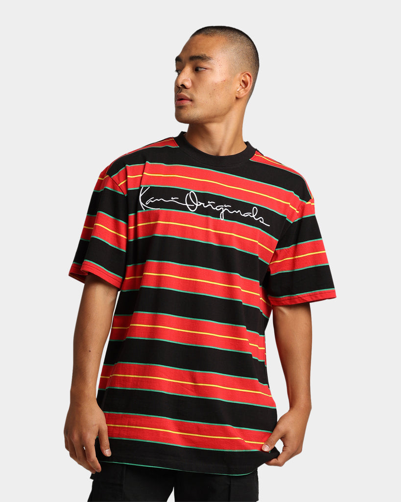 Karl Kani Originals Stripe T-Shirt Red | Culture Kings US