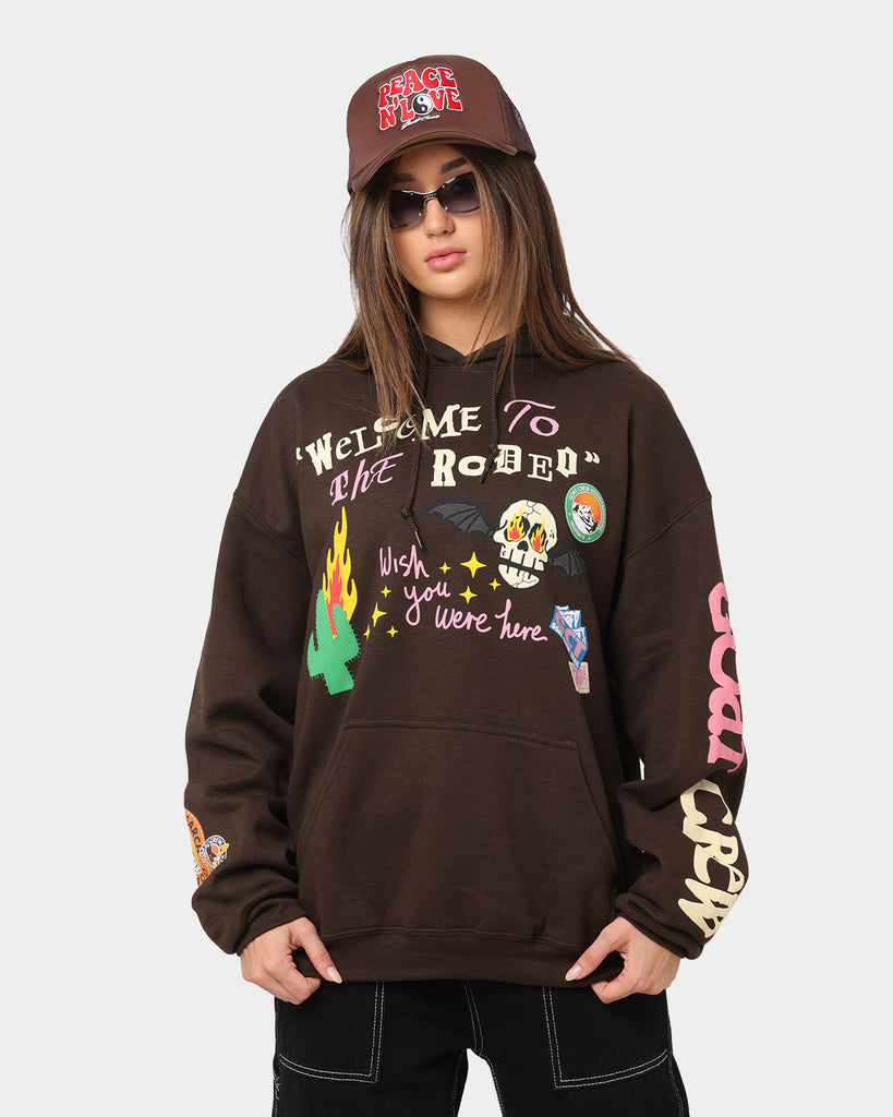 Goat Crew Welcome Hoodie Brown | Culture Kings US