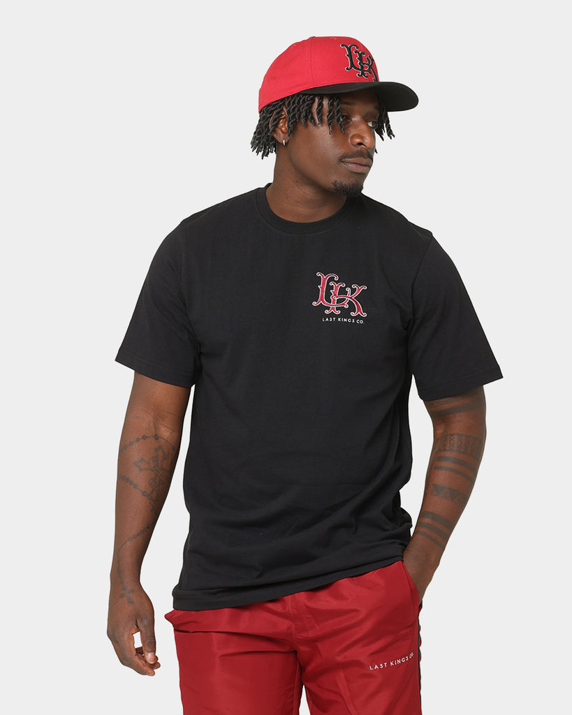 Last Kings Regalia Monogram Short Sleeve T-Shirt Black | Culture Kings US
