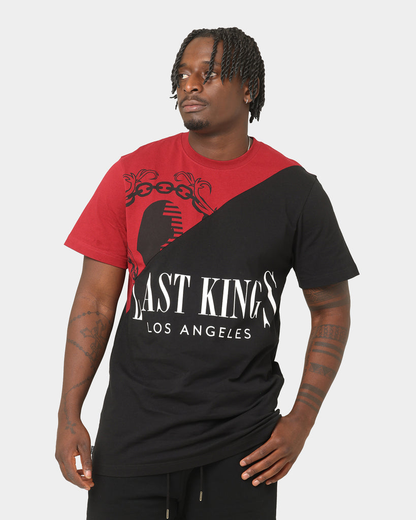 Last Kings Stitch Up Short Sleeve T-Shirt Black | Culture Kings US
