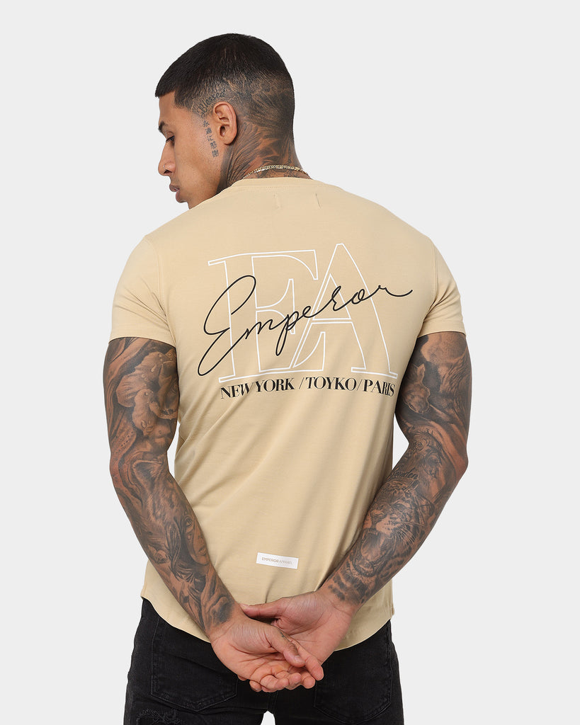 Emperor Apparel Classique After Dark Short Sleeve T-Shirt Sand/Black ...